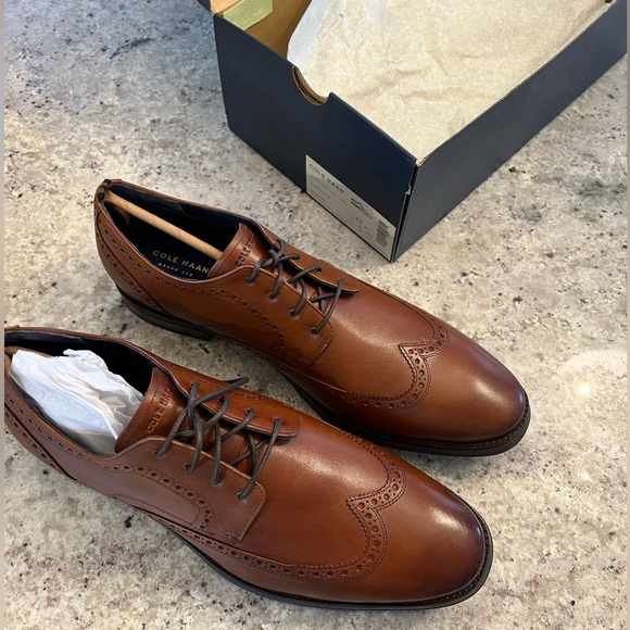 Cole Haan | Shoes | Jefferson Grand 2 Wingtip Derby Men Classic Mens ...
